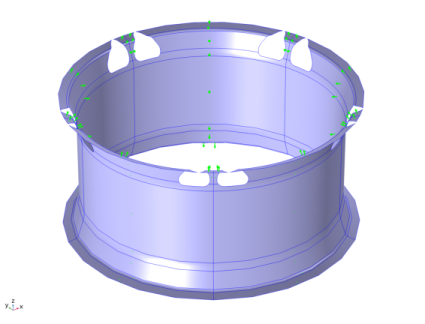 Stress and Modal Analysis of a Composite Wheel Rim