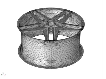 Stress and Modal Analysis of a Composite Wheel Rim