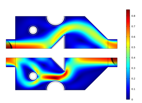 Parameter Optimization of a Tesla Microvalve
