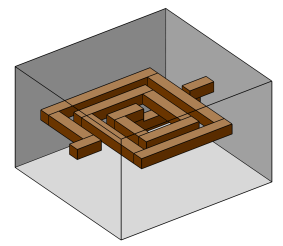 Integrated Square-Shaped Spiral Inductor