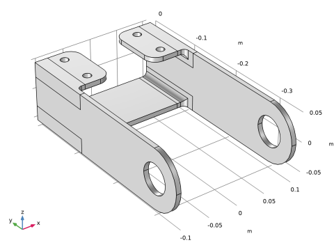 COMSOL 6.2 - Bracket — General Periodic Dynamic Analysis