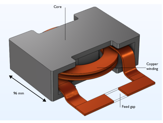 COMSOL 6.3 - Tutorial 2: Computing the Impedance of a 3D Inductor
