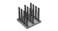 COMSOL 6.3 - Heat Sink — Parameterized Fin Types Part