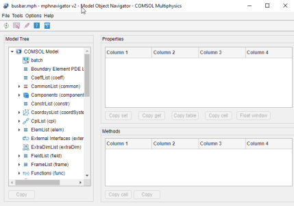 COMSOL 6.3 - Navigating the Model Object Using a GUI