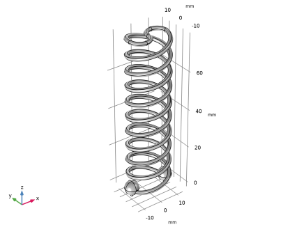COMSOL 6.3 - Two-Arm Helical Antenna