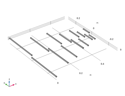 COMSOL 6.3 - Log-Periodic Antenna