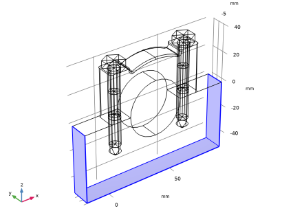 COMSOL 6.3 - Prestress of Main Bearing Cap Bolts