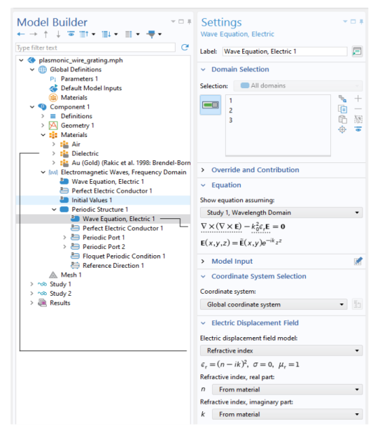 COMSOL 6.3 - The Wave Optics Module Physics Interfaces