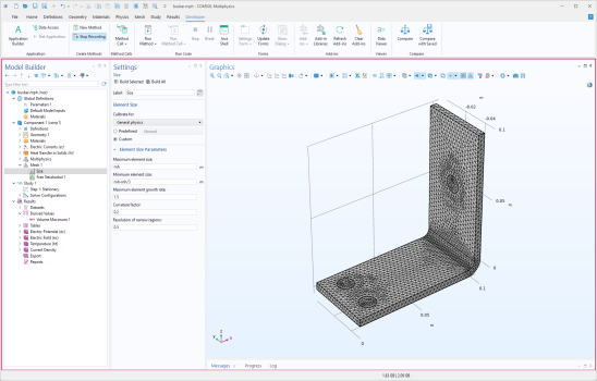 COMSOL 6.4 - Recording Code