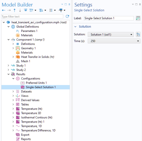 COMSOL 6.4 - Combo Box