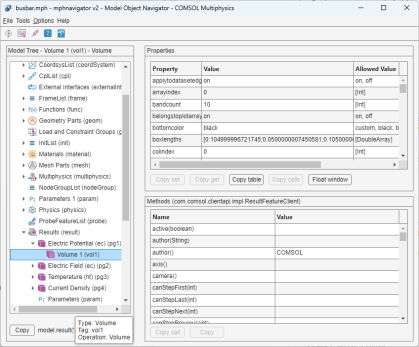 COMSOL 6.4 - Navigating the Model Object Using a GUI