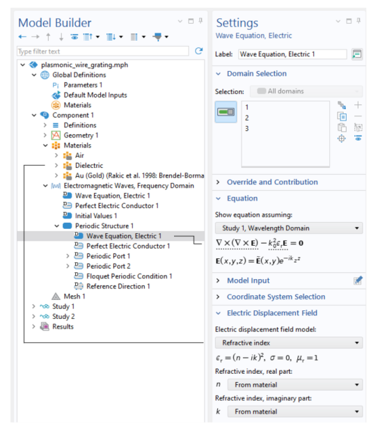 COMSOL 6.4 - The Wave Optics Module Physics Interfaces
